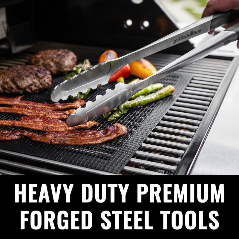 Grillaholics Premium Grill Tool Set with Wooden Gift Box | The Perfect ...